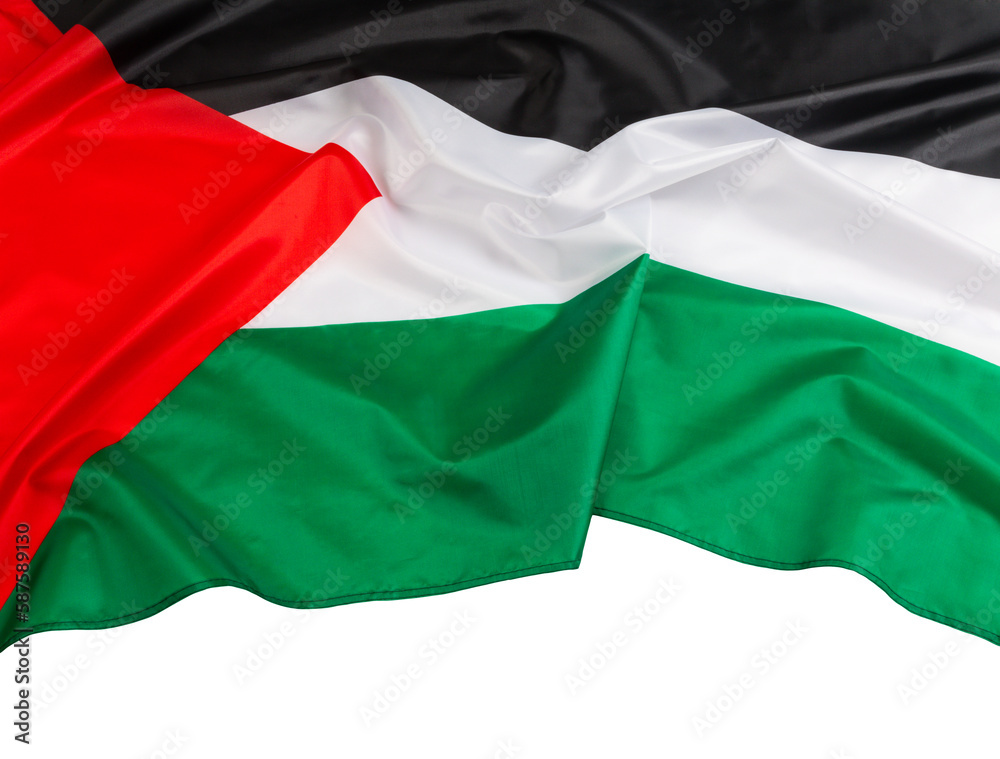 Palsetine Flag officially known as State of Palestine, Western Asia ...