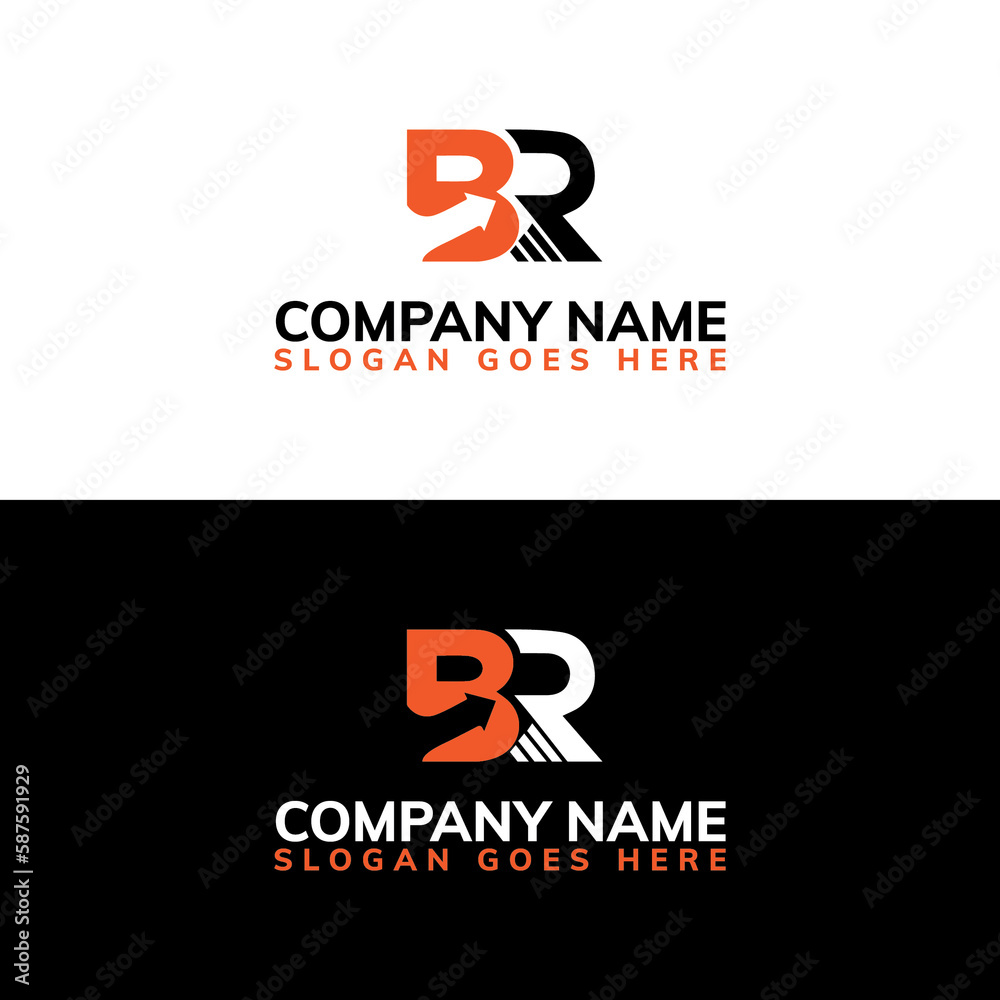 Br logo, Br logo design, Br arrow logo, Br stock logo, Br, logo, Br ...