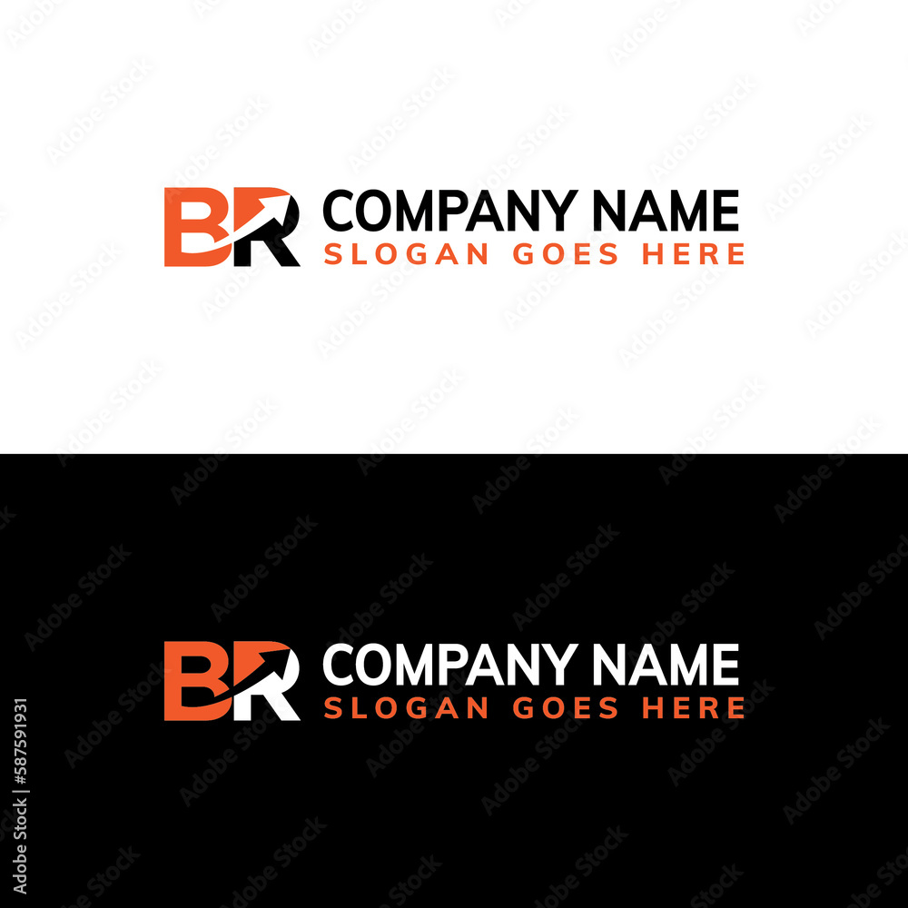 Br logo, Br logo design, Br arrow logo, Br stock logo, Br, logo, Br ...