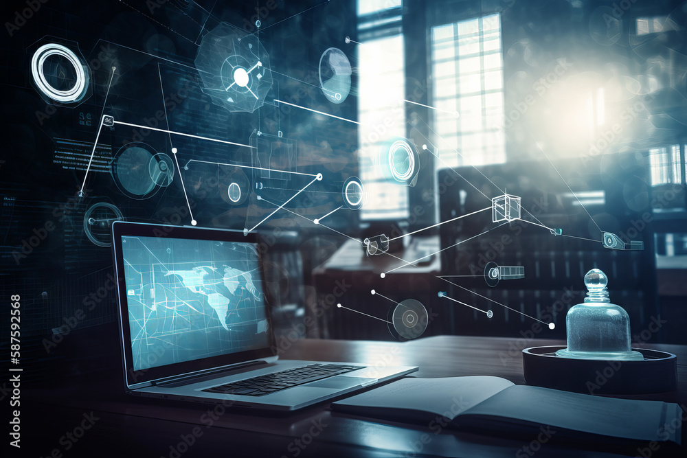 Smart law, legal advice icons and lawyer working tools in the lawyers ...