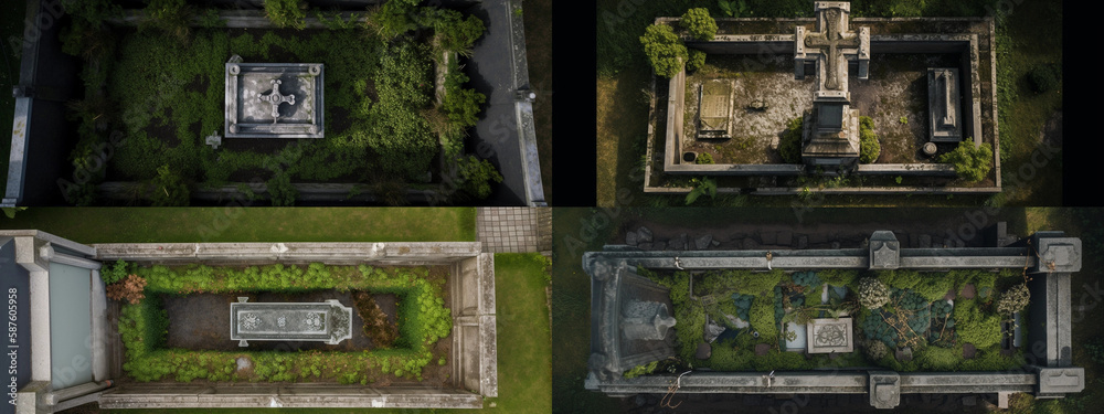 grave, cemetery, graveyard, statue, garden, tree, nature, sculpture ...