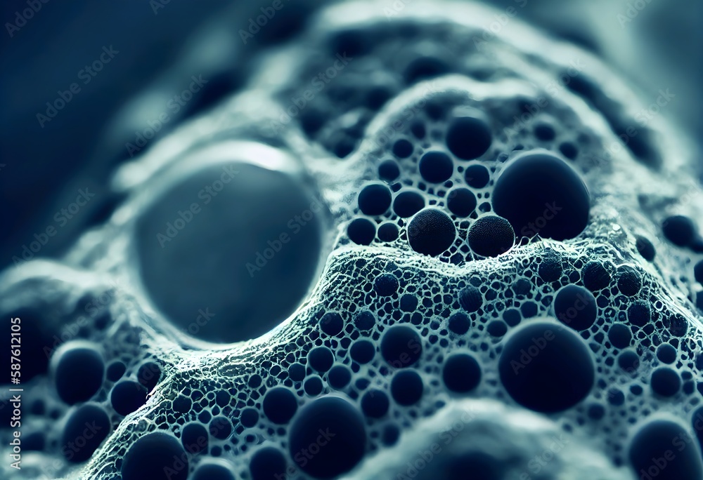 Macro photography of microorganisms, viruses, bacteria Stock ...