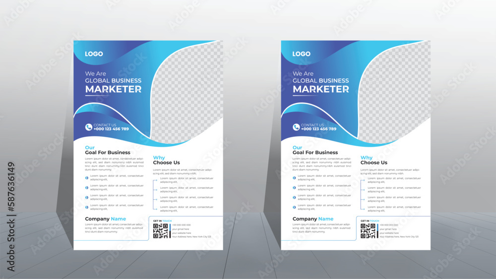 Creative business colorful Gradient layout modern marketing, Brochure ...