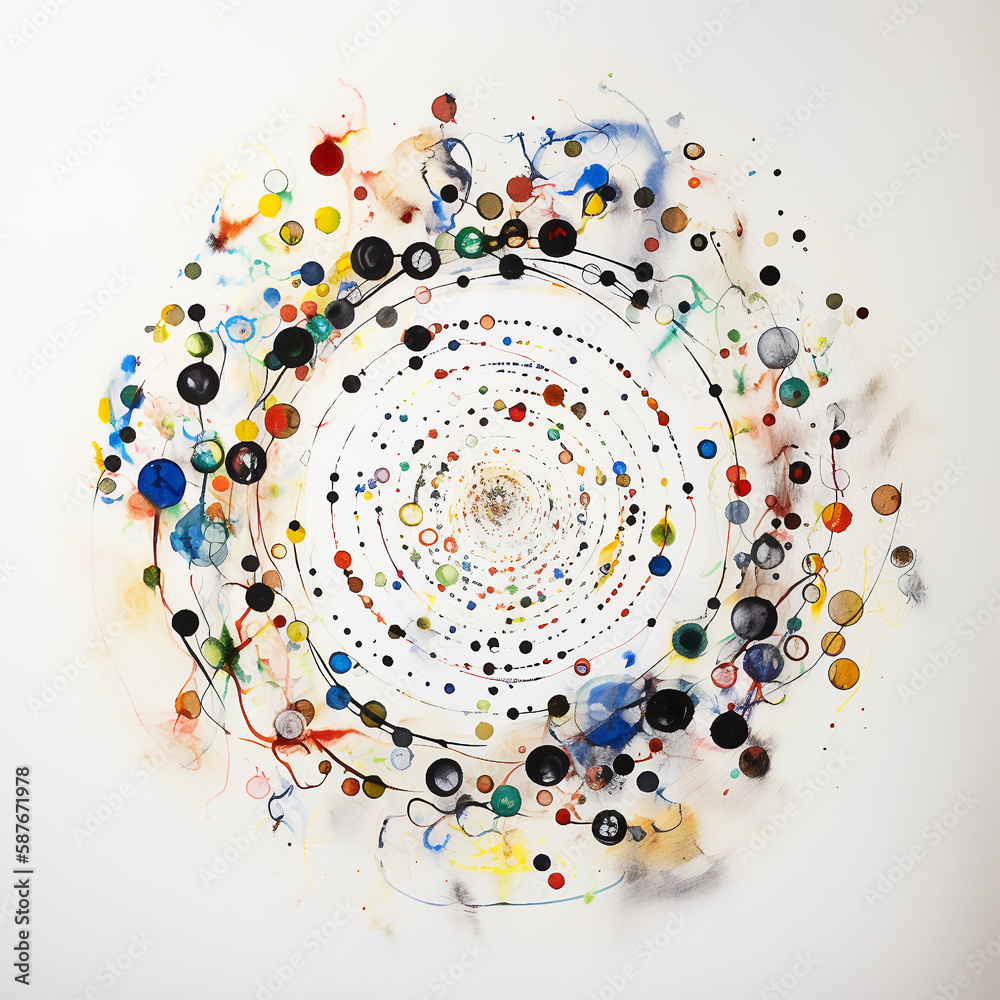 circles of life, whtie background Stock Photo | Adobe Stock