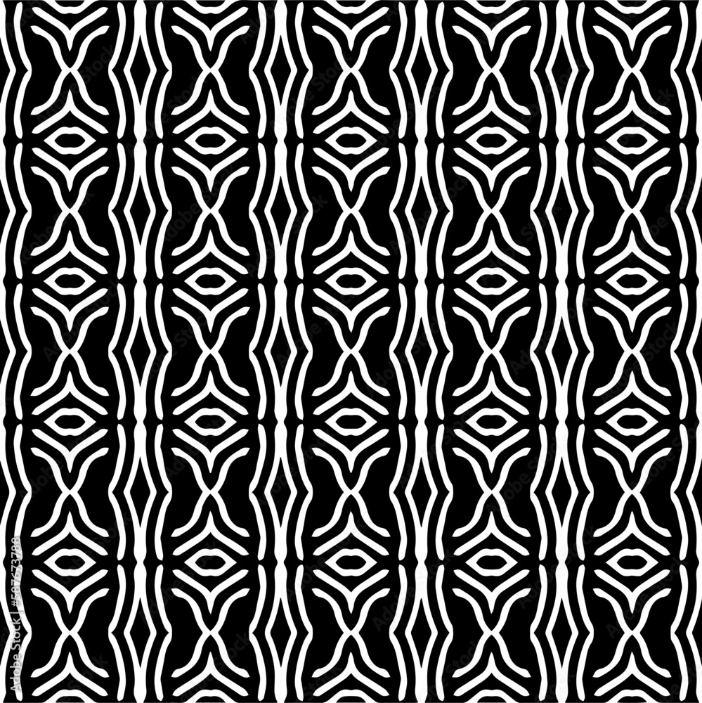 Dark background with abstract shapes. Black and white texture. Seamless ...