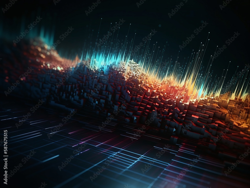 Data Network Nebulae with a Multi-Colored Visual Representation of ...