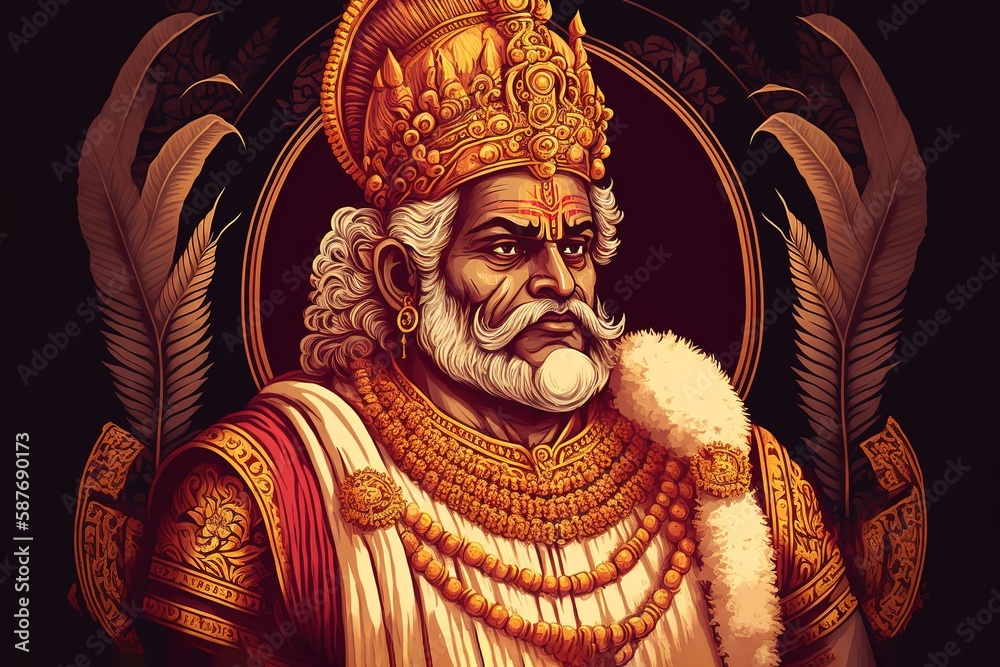 mahabali or maveli, Kerala old king. he is coming for every year. happy ...