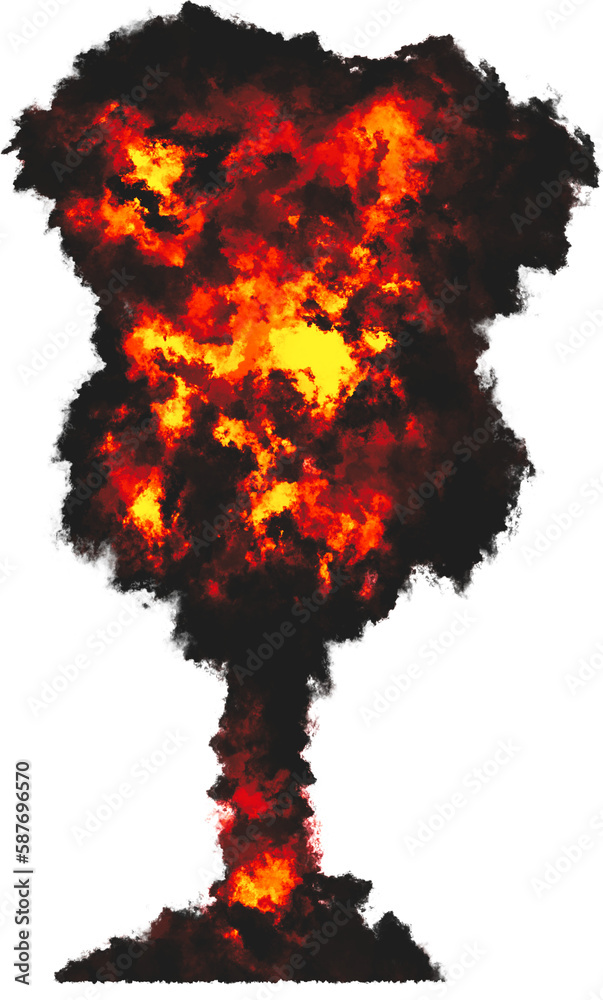 Massive Fireball Explosion High Resolution PNG Cut Out Stock ...