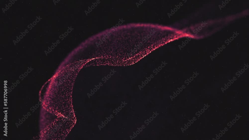 Yellow glowing particles animation background loop Stock Video | Adobe ...