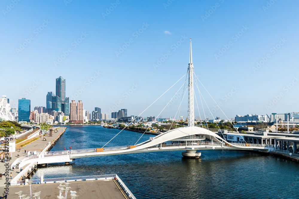 Kaohsiung, Taiwan- March 25, 2023: Landscape view of the beautiful ...