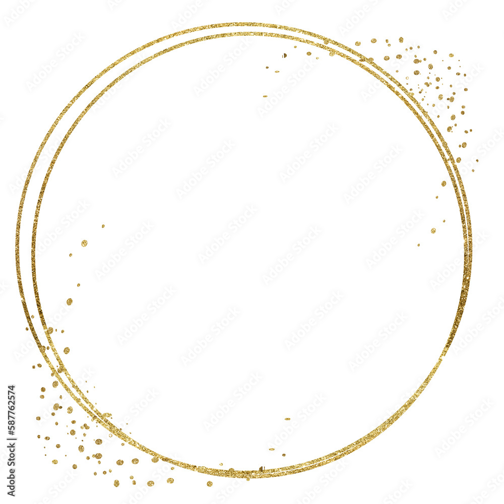 luxury sparkling, gold confetti,Gold sparkle ,splatter border,Gold Foil ...