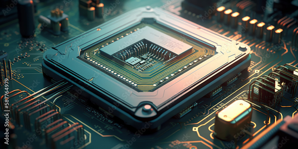 Design of printed circuit boards and central processing unit. Advanced ...