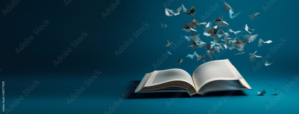 Open Book Desktop Wallpaper
