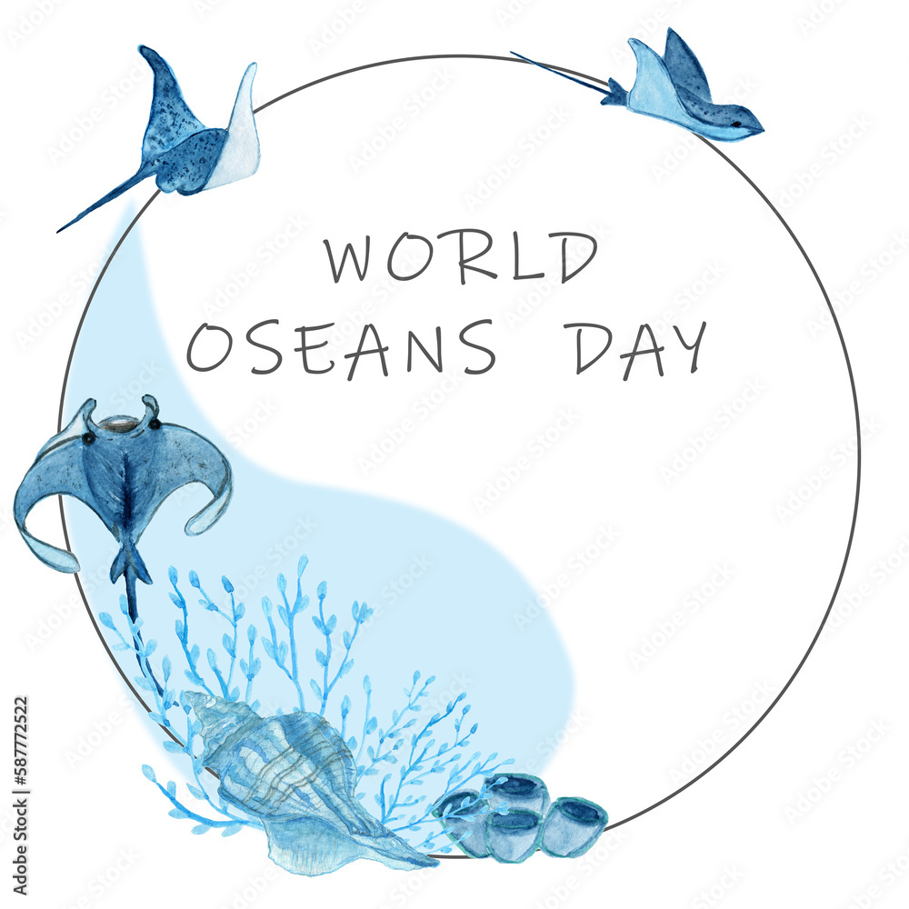 World Oceans Day Protecting the Earth is clean energy.Green CityEarth ...