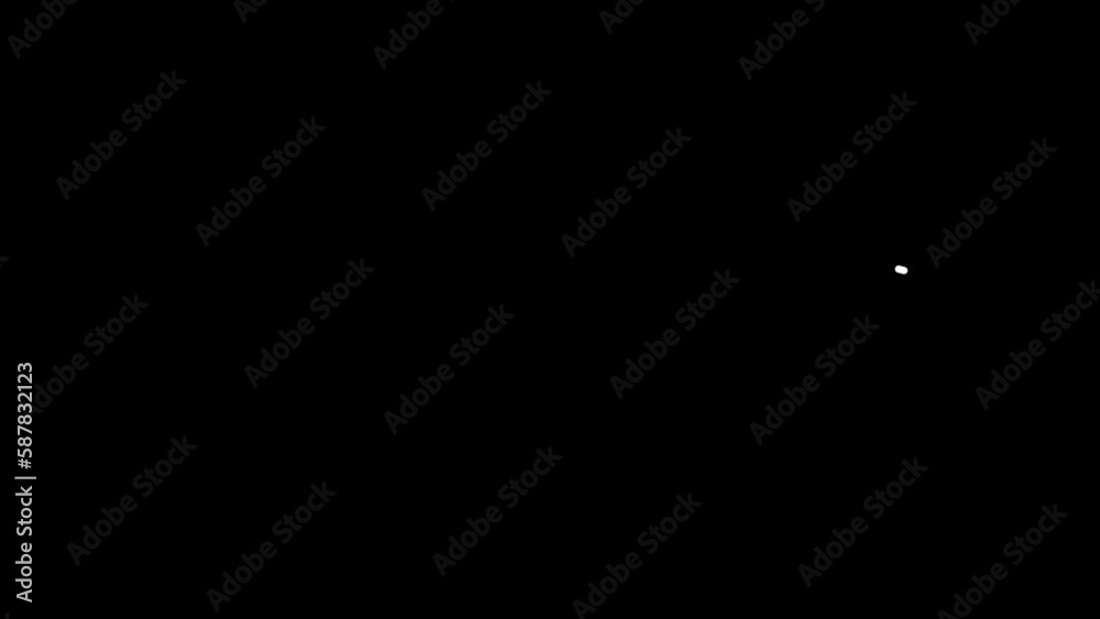 cursor and smooth zigzag animation 4k isolated Stock Video | Adobe Stock