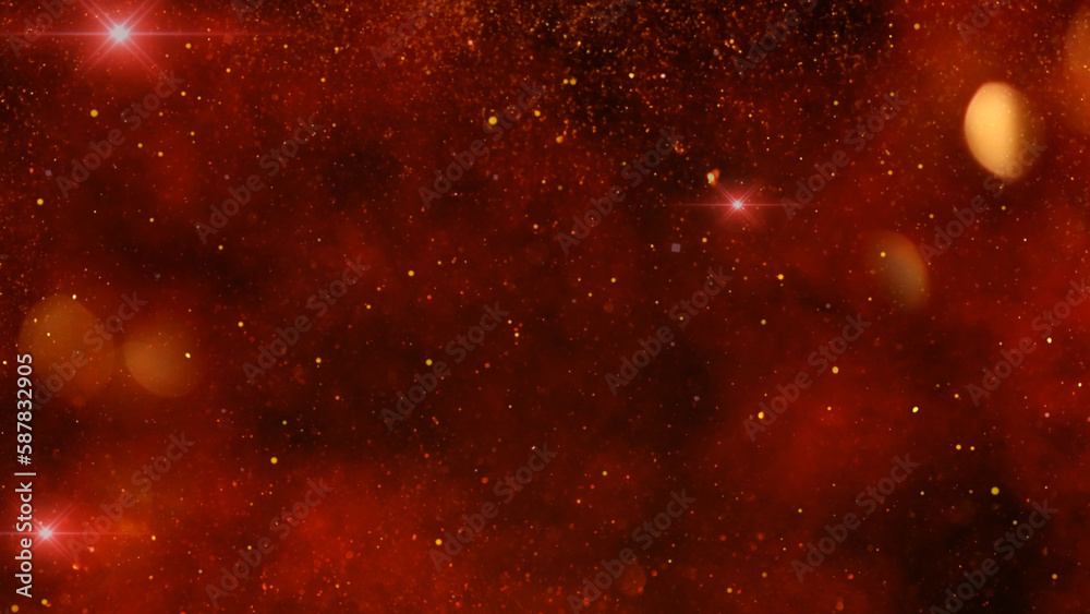 Sparkling Red Particle Background features a red atmosphere full of ...
