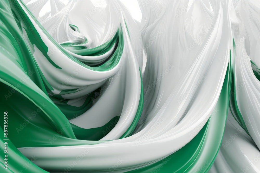 Stockillustratie Twisted Waves and Smooth Textures: A Modern Minimalist ...
