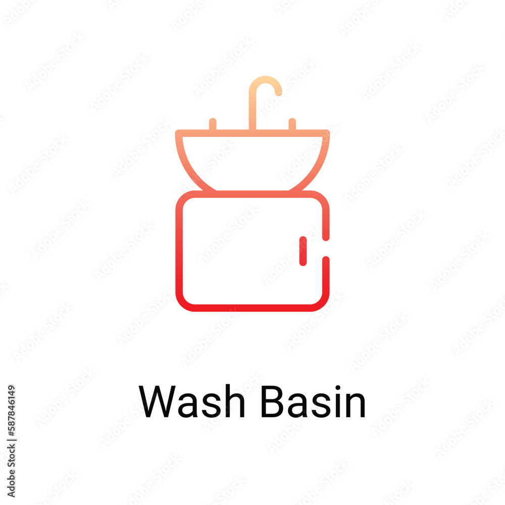 Wash Basin icon. Suitable for Web Page,Mobile,App,UI,UX and GUI design ...