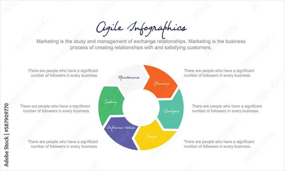 6 points circular infographic element template with icons and colorful ... 6 points circular infographic element template with icons and colorful ...