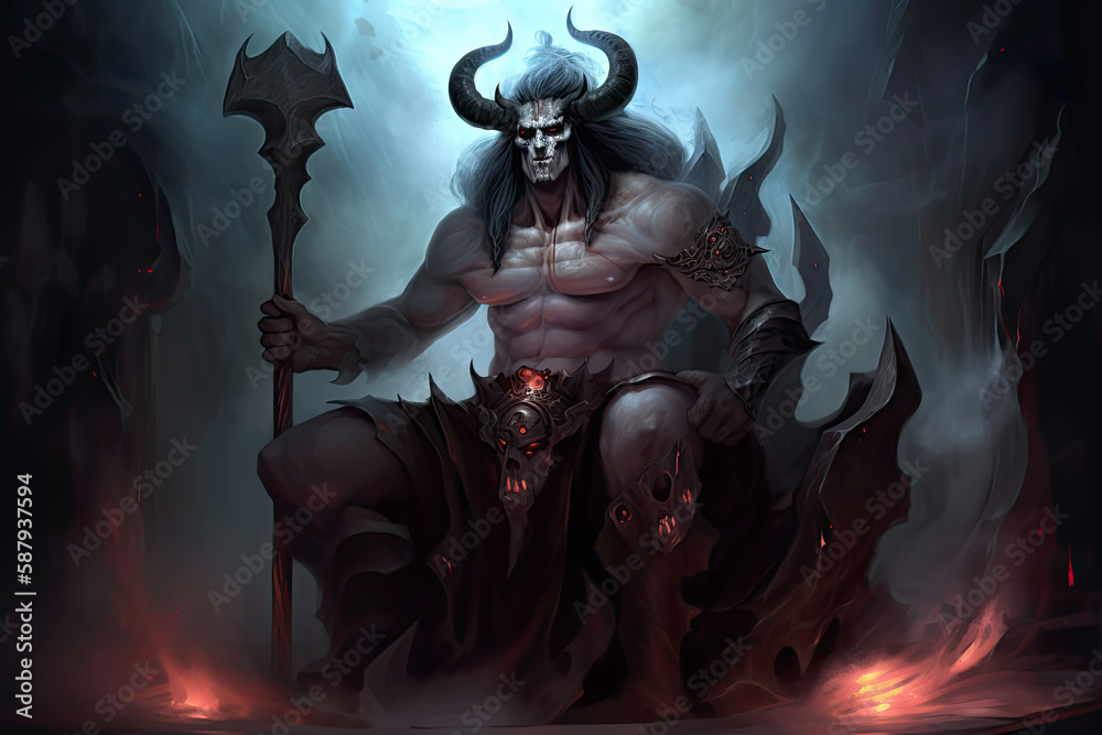 Hades mythical creature, generative AI, generative, AI Stock ...