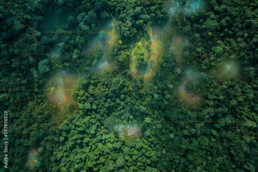 Photo Using satellite imagery to analyze forests and track ...