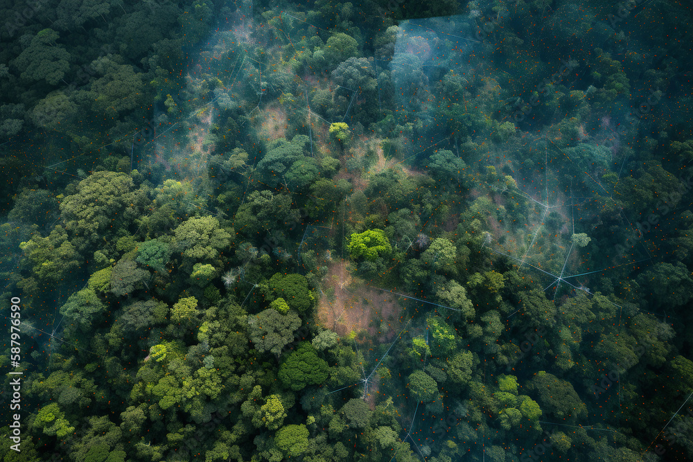 Photo & Art Print Using satellite imagery to analyze forests and track ...