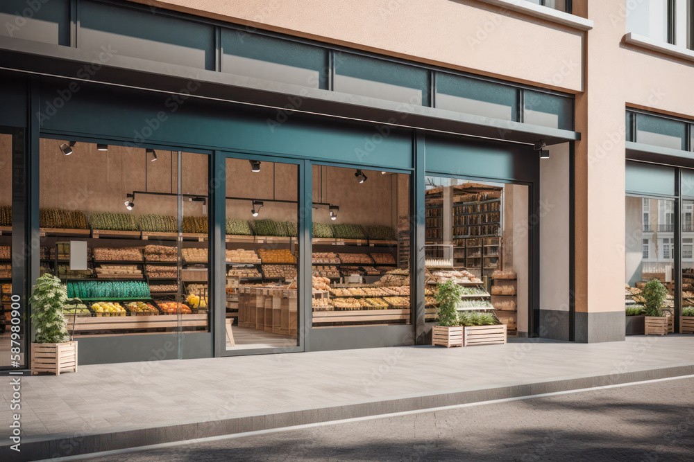 Modern Store Exterior