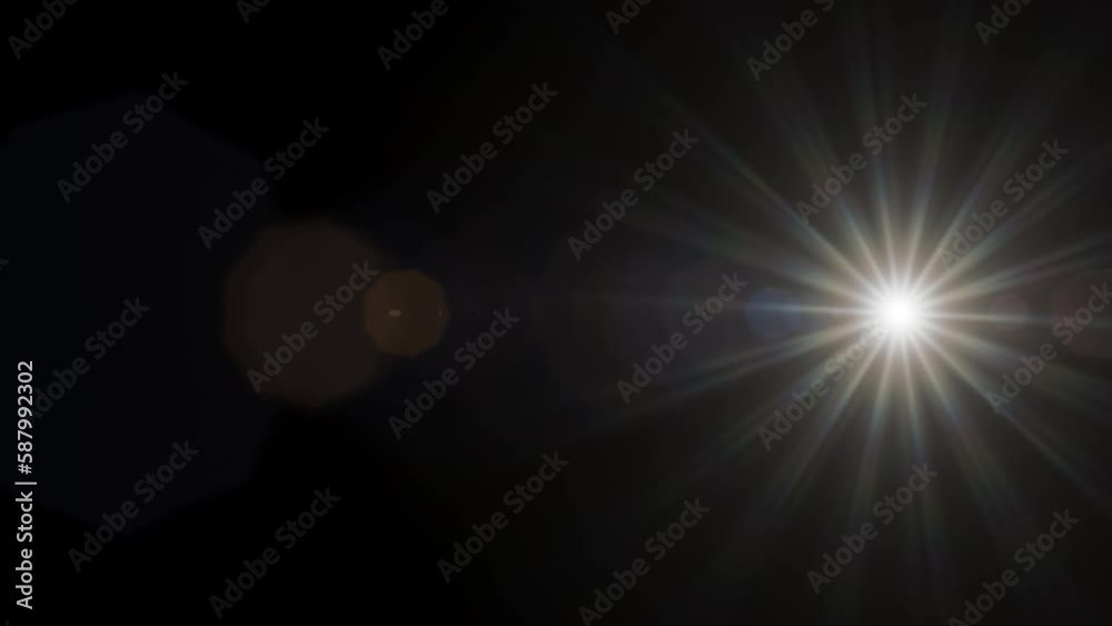 Lens flare for F2.8 Natural Lens Flare. Optical lens flare effect ...