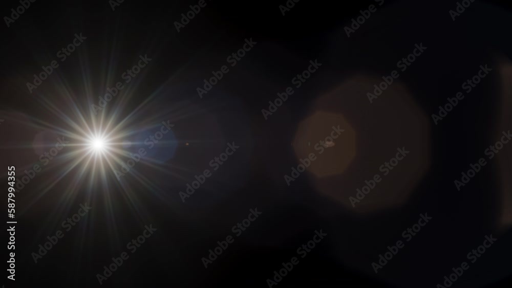 Lens flare for F1.8 Natural Lens Flare. Optical lens flare effect ...