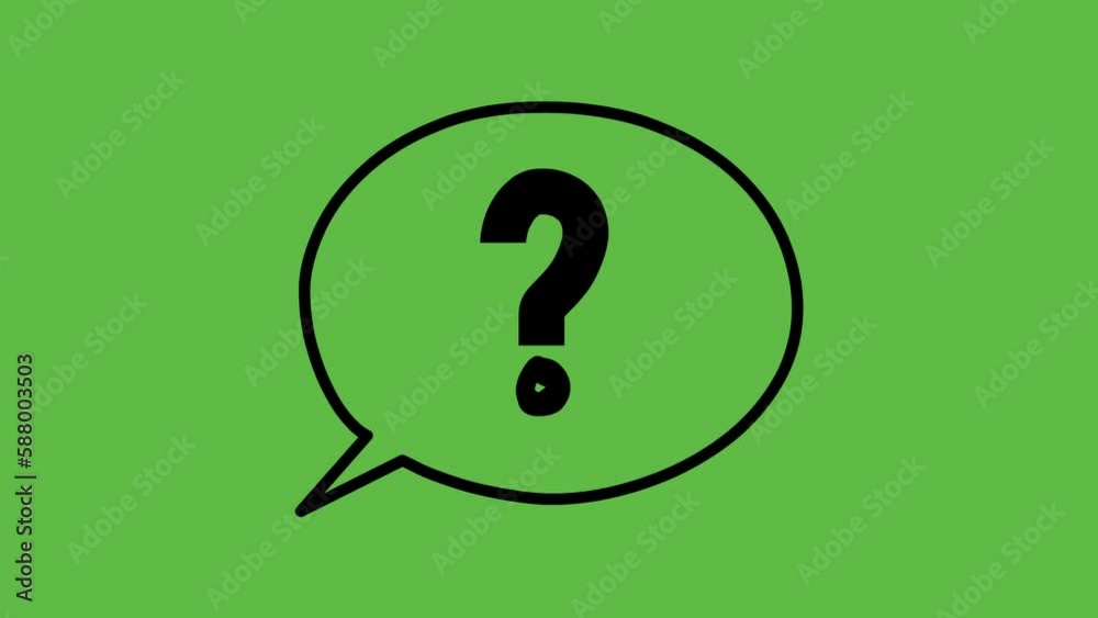 Draw close view of talking sound emoji with question mark with black ...