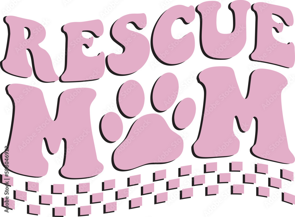Rescue Mom SVG Cut Files - Mother's Day, Mother's Day SVG, Mom SVG ...