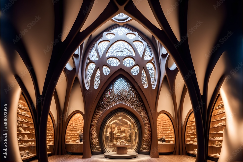 futuristic Disney store in New York City made of glass and steel frame ...