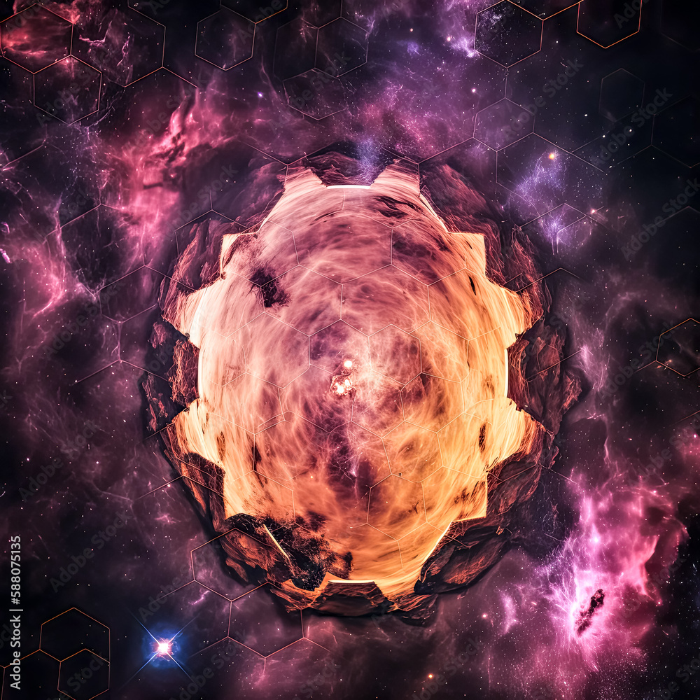 A mesmerizing expanse of stars and galaxies is revealed in this ultra ...