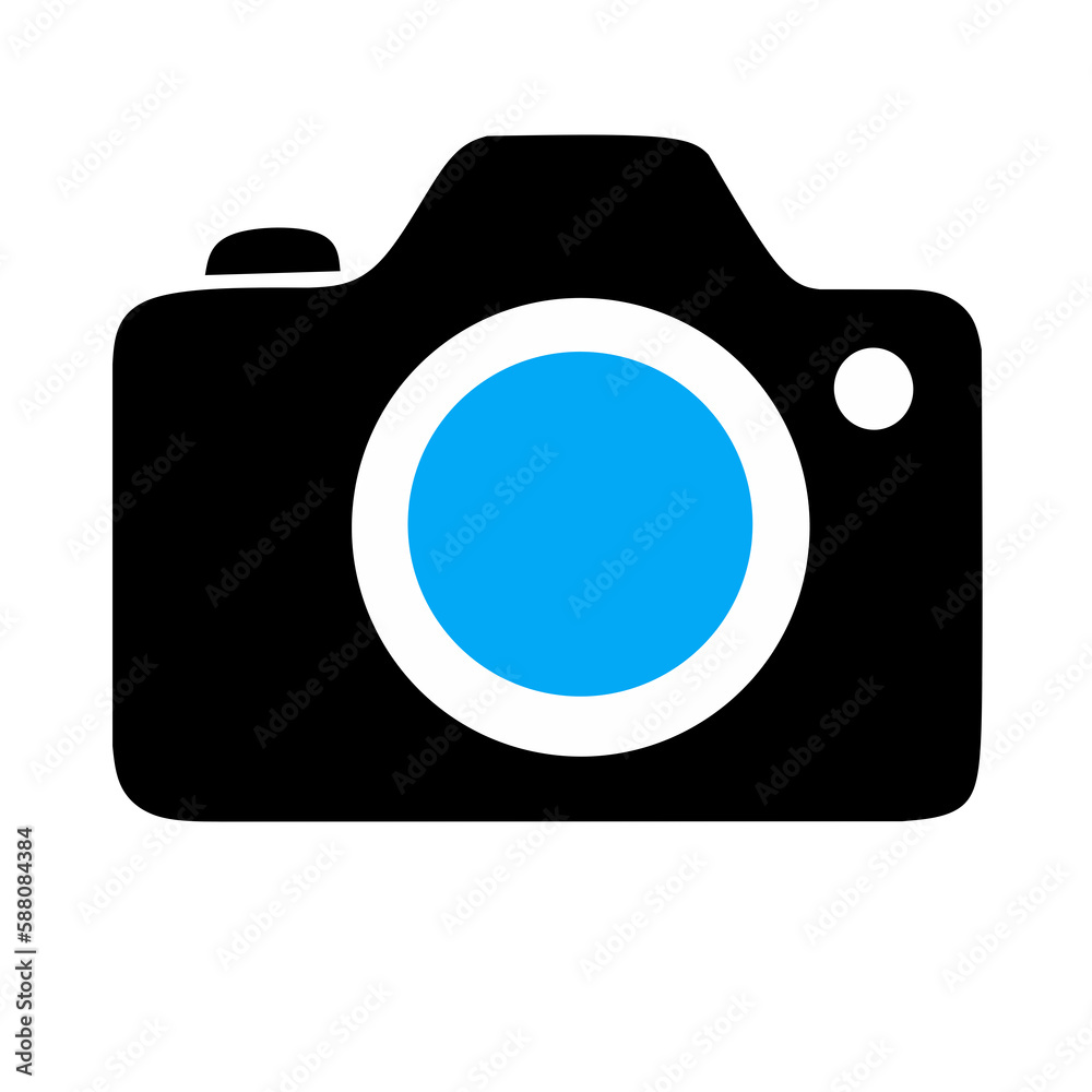 DSLR Camera icon png|Digital camera symbol isolated on transparent ...