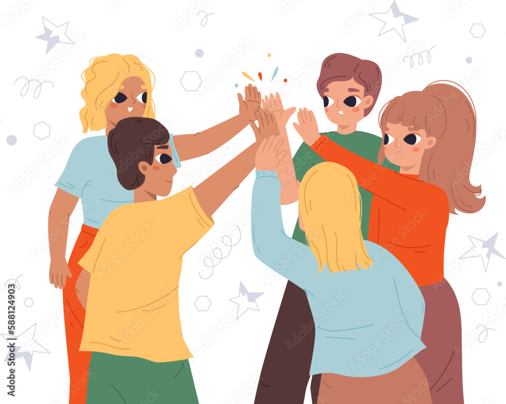 Five Friends Together