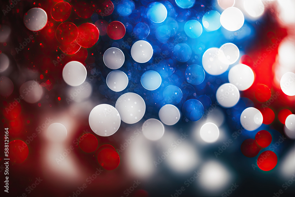 Abstract red white and blue patriotic background created with ...