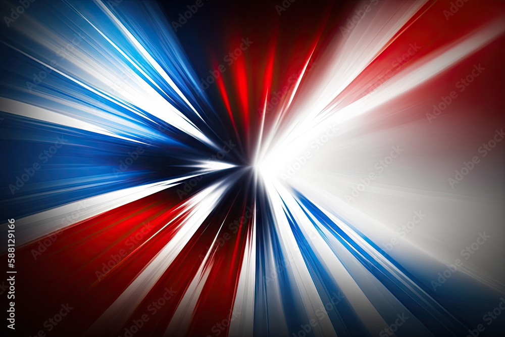 Abstract red white and blue patriotic background created with ...