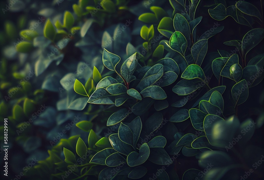 Evergreen hedge plants surface. Natural wall plants background ...