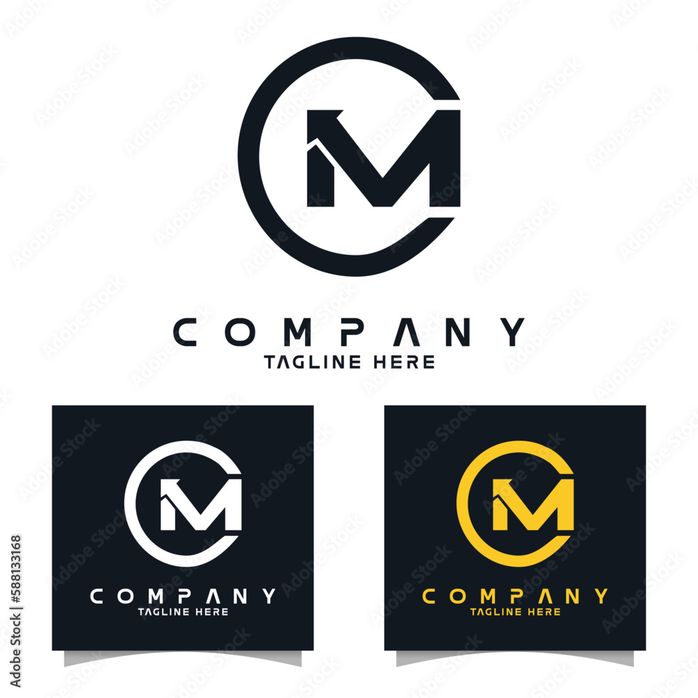 set logo design for company, business ,and brand identity Stock Vector ...