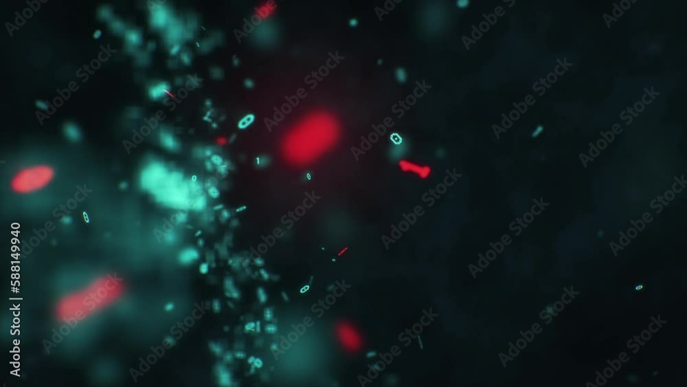 Binary Code DNA Strand Rotation. Witness the fusion of biology and ...
