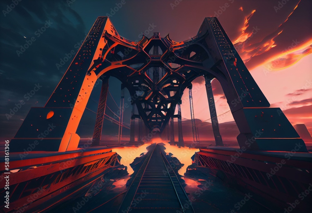 Creating an Epic Composition of a Bionic Bridge with Ultra-Wide Angle ...