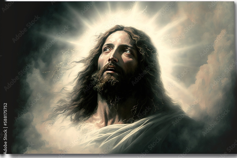 Portrait of Jesus Christ after his resurrection is a powerful image for ...