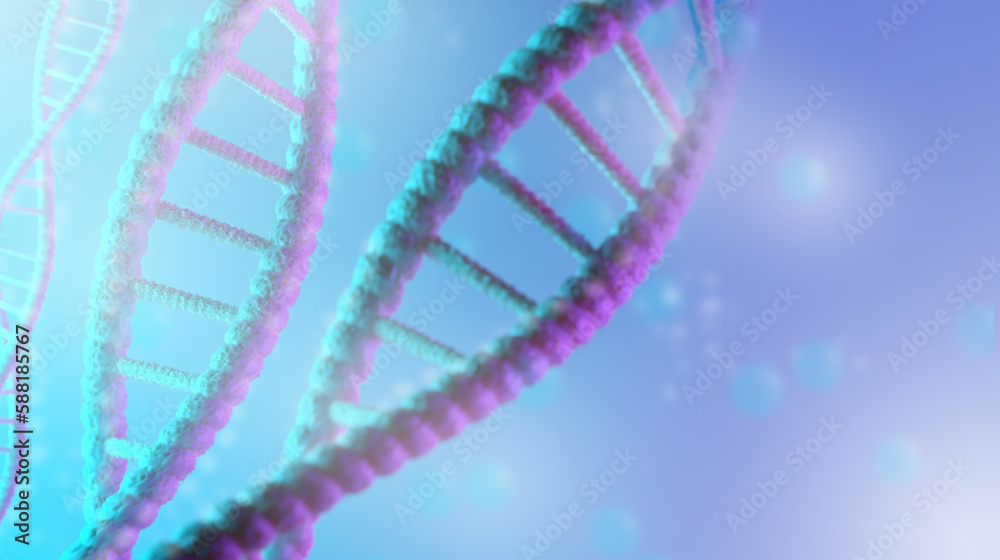 Genetic background. Decoration DNA. RNA chain. Human genome. Genetic ...