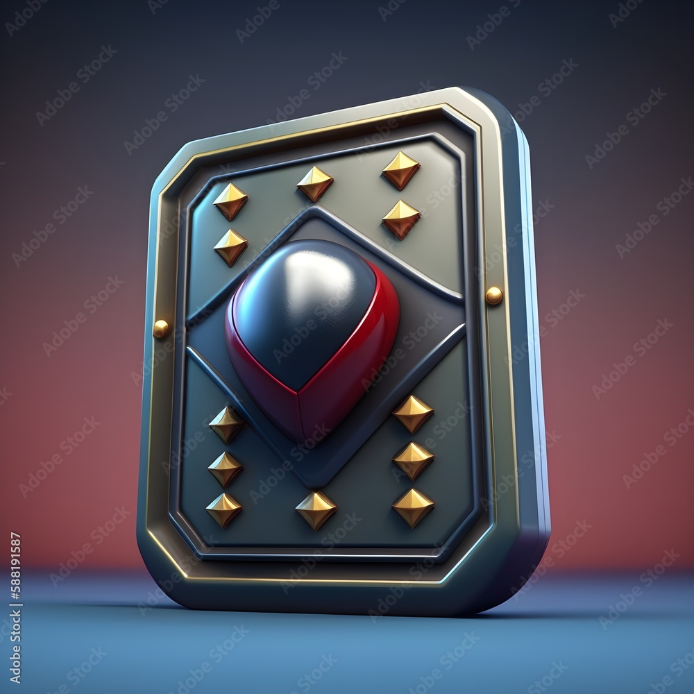 game icon of a Match 3D game with a uniform background color studio ...