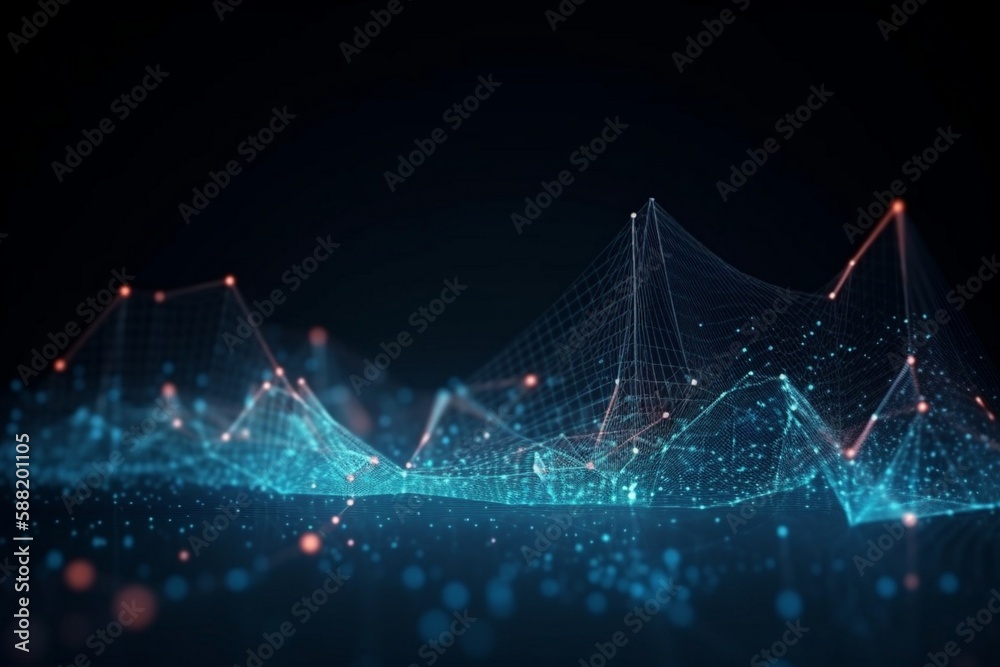 Technology Network Background. Binary code abstract Background. Abstract technology big data ...