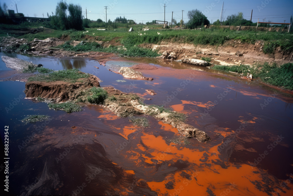 Aerial Insight into the Devastating Effects of Agricultural Runoff on ...