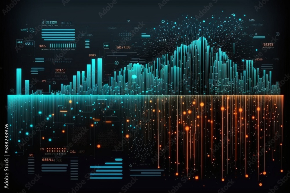 Binary code abstract Background. Abstract technology big data ...