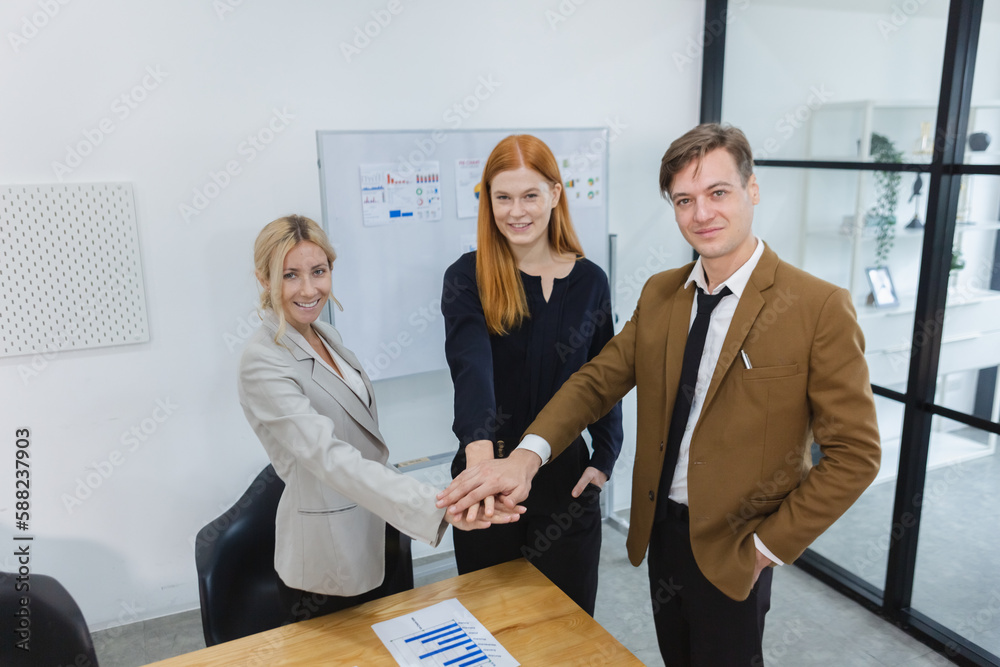 businessperson hand connect joining teamwork, connection hand together ...