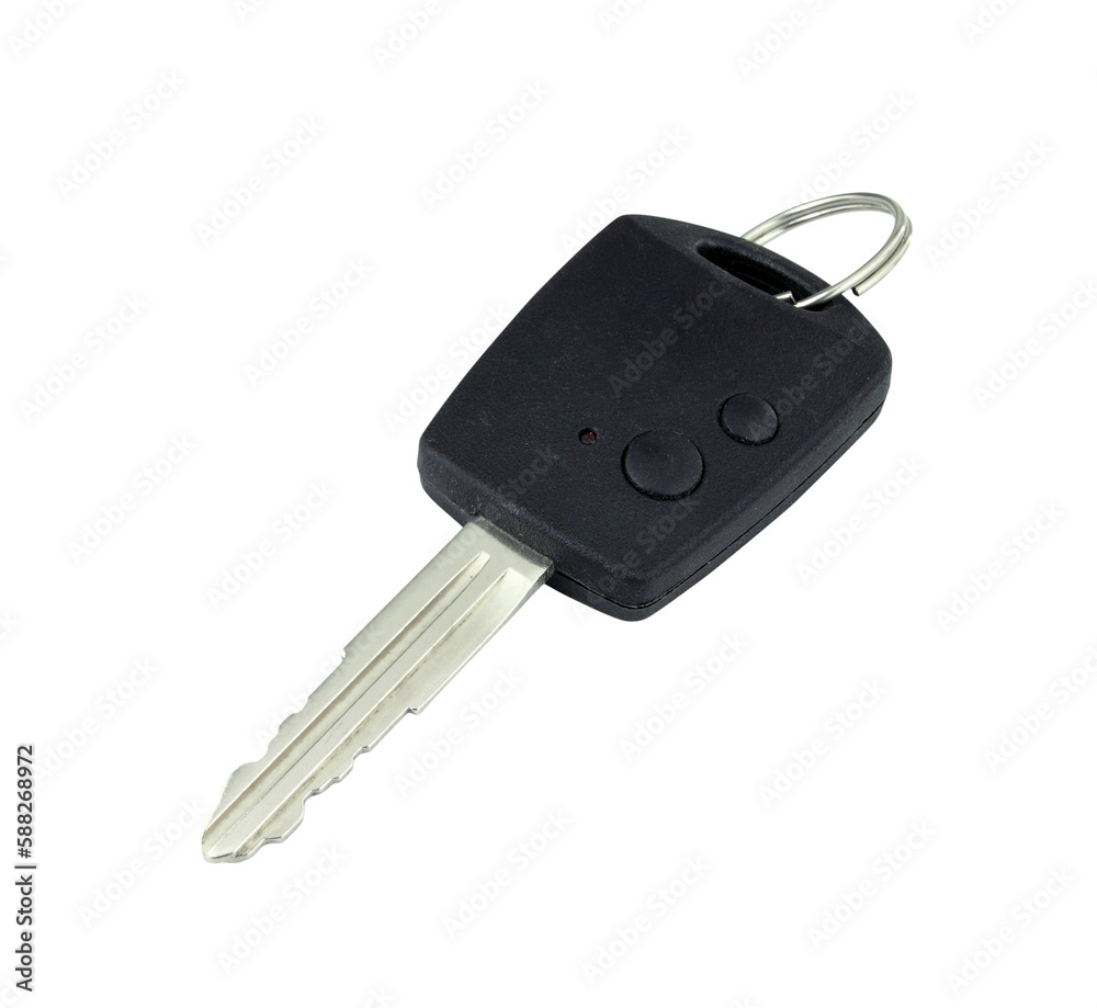 car key remote control on transparent background png file Stock Photo ...