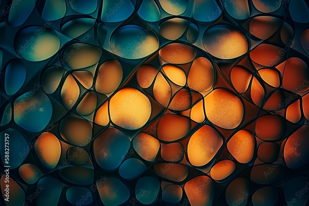 An abstract background featuring an offset and irregular grid of ...